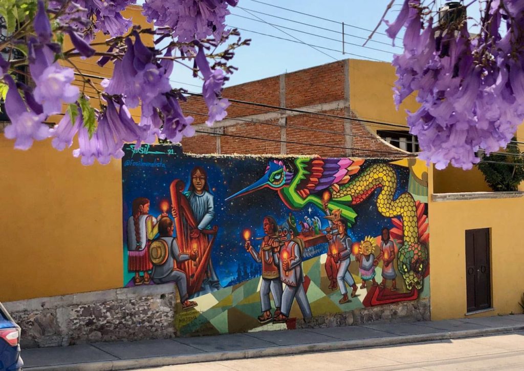 Native Posada inspired mural by artist Fosil - I Support Street ArtI ...